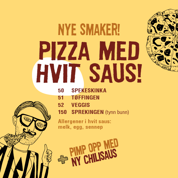 Pizzabakeren - Pizzabakeri, takeaway og levering, Norge.